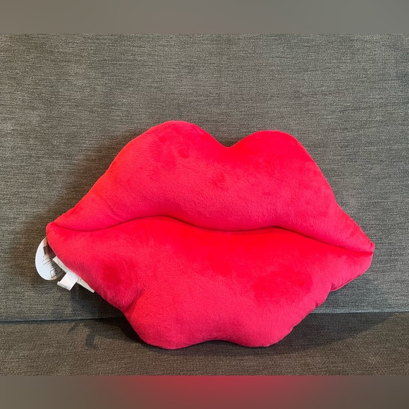 Target | Accents | Target Bullseye Playground Lips Pillow | Poshmark